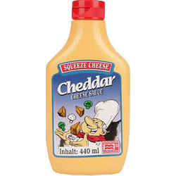 Squeeze Cheese Cheddar Cheesesauce Inhaltsstoffe & Erfahrungen