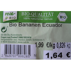 Real,- Bio - Bananen Ecuador Inhaltsstoffe & Erfahrungen
