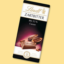 Lindt Zartbitterschokolade mit 52% Cacao Inhaltsstoffe & Erfahrungen