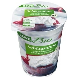 Rewe Bio Schlagsahne 30% Fett Inhaltsstoffe & Erfahrungen