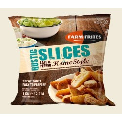 Farm Frites Home-Style Rustic Slices Salt & Pepper Inhaltsstoffe ...