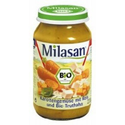 Milasan - Karottengemüse mit Reis & Bio-Truthahn Inhaltsstoffe ...