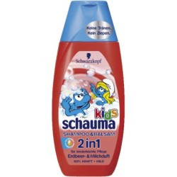 Schauma Kids - 2in1 Shampoo und Balsam Erdbeer- und Milchduft ...