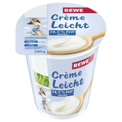 REWE - Crème leicht Inhaltsstoffe & Erfahrungen
