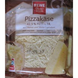 REWE Pizzakäse Inhaltsstoffe & Erfahrungen