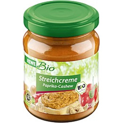 Rewe Bio Streichcreme Paprika-Cashew Inhaltsstoffe & Erfahrungen