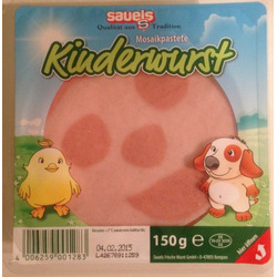 sauels Kinderwurst - 4006259001283 | CODECHECK.INFO
