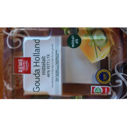 Rewe Beste Wahl Gouda Holland mittelalr Inhaltsstoffe & Erfahrungen