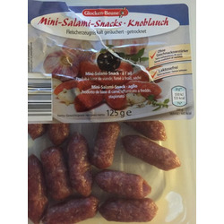 Mini-Salami-Snacks Knoblauch Inhaltsstoffe & Erfahrungen