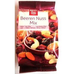 REWE Beste Wahl - Beeren Nuss Mix Inhaltsstoffe & Erfahrungen