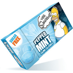 The Simpsons Peppermint Gum Globes Inhaltsstoffe & Erfahrungen