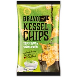 Bravo Kessel Chips Sour Cream & Spring Onion Inhaltsstoffe & Erfahrungen