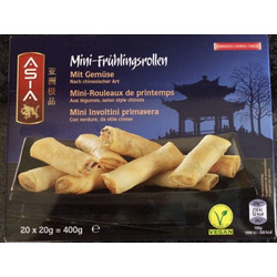 Mini-Frühlingsrollen mit Gemüse Inhaltsstoffe & Erfahrungen