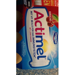 Danone Kirsche Actimel Mit Vit.B6 & D Für Das Immunsystem Inhaltsstoffe ...