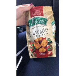 Maretti Italian Style Bruschette Bites Tomato, Olives & Oregano ...