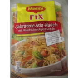Maggi Fix Gebratene Asia-Nudeln Inhaltsstoffe & Erfahrungen