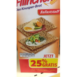Filinchen Das Knusper-Brot Ballaststoff Inhaltsstoffe & Erfahrungen