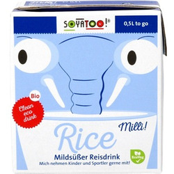 Soyatoo! Bio Reisdrink Milli Rice mildsüß, 500 ml Inhaltsstoffe ...