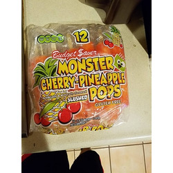 Budget Saver Monster Cherry-Pineapple Pops Inhaltsstoffe & Erfahrungen