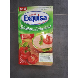 Exquisa Scheiben Aus Frischkäse Tomate-Kräuter Inhaltsstoffe & Erfahrungen