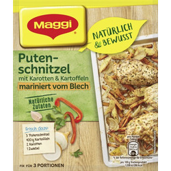 Maggi Putenschnitzel Vom Blech
