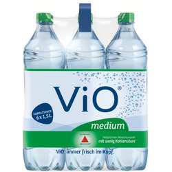 Vio Mineralwasser medium 1,5 Liter Inhaltsstoffe & Erfahrungen