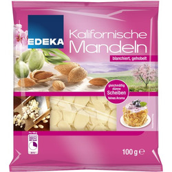 EDEKA Mandeln, blanchiert gehobelt 100 g Inhaltsstoffe & Erfahrungen
