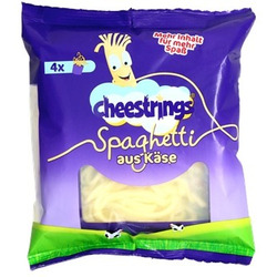 Cheestrings Spaghetti, 4 x 20 g Inhaltsstoffe & Erfahrungen