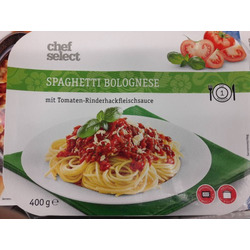 Chef Select Spaghetti Bolognese mit Tomaten-Rinderhackfleischsauce ...