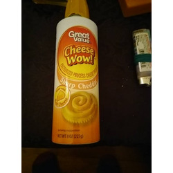 Great Value Cheese Wow! Pasteurized Process Cheese Product Sharp ...