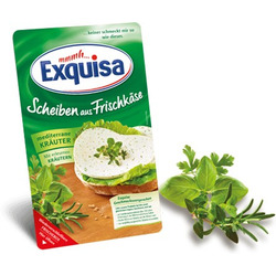 Exquisa Scheiben aus Frischkäse mediterrane Kräuter Inhaltsstoffe ...