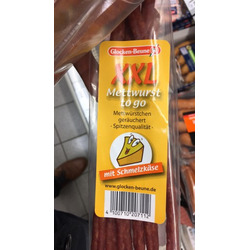 Glocken-Beune XXL Mettwurst To Go Mettwürstchen Geräuchert Mit ...