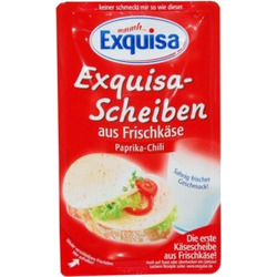 Exquisa Frischkäse-Scheiben - Paprika-Chili Inhaltsstoffe & Erfahrungen