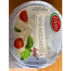 Lovilio Mini Mozzarella light Inhaltsstoffe & Erfahrungen