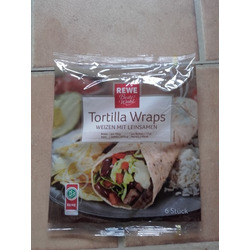 REWE Beste Wahl - Weizenmehltortillas - Weizenfladen mit Leinsamen ...
