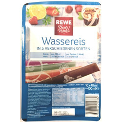 REWE Beste Wahl Wassereis Inhaltsstoffe & Erfahrungen