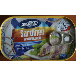 BERIDA Sardinen in Sonnenblumenöl ohne Haut & ohne Gräten Inhaltsstoffe ...