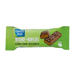 GENUSS PLUS Molke-Riegel Schoko-Crisp-Geschmack Inhaltsstoffe & Erfahrungen