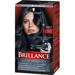 Schwarzkopf Brillance Haarfarbe Graphitsilber 882, 1 St. Inhaltsstoffe ...