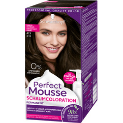 Schwarzkopf Perfect Mousse Haarfarbe dunkles Aschbraun 4-13, 1 St ...