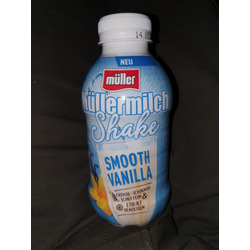 Müllermilch Shake Smooth Vanilla Inhaltsstoffe & Erfahrungen