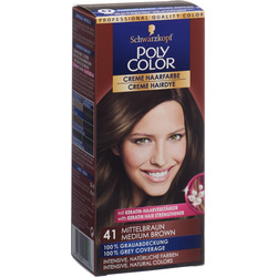 Schwarzkopf Creme Haarfarbe 41 mittelbraun (Mittelbraun) Inhaltsstoffe ...