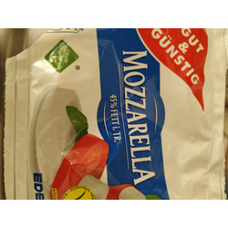 Mozzarella Edeka Gut und Günstig Inhaltsstoffe & Erfahrungen