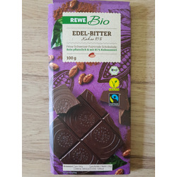 REWE Bio Schweizer Bitterschokolade Inhaltsstoffe & Erfahrungen