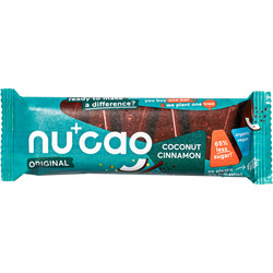 nucao Schokoladen-Riegel Kokos Zimt mit Hanfsamen & Mandeln ...