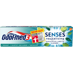 Odol med 3 Zahnpasta SENSES revitalising Eukalyptus, Limette & Minze ...