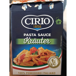 Cirio pasta Sauce Kräuter Inhaltsstoffe & Erfahrungen