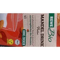 Rewe Bio – Mandel Drink natur Inhaltsstoffe & Erfahrungen