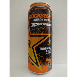 Rockstar - Energy Drink: XD Power, Tropical Kick Flavour Inhaltsstoffe ...