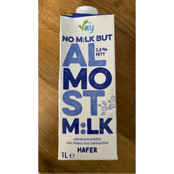 No Milk But Almost Milk Hafer Inhaltsstoffe & Erfahrungen